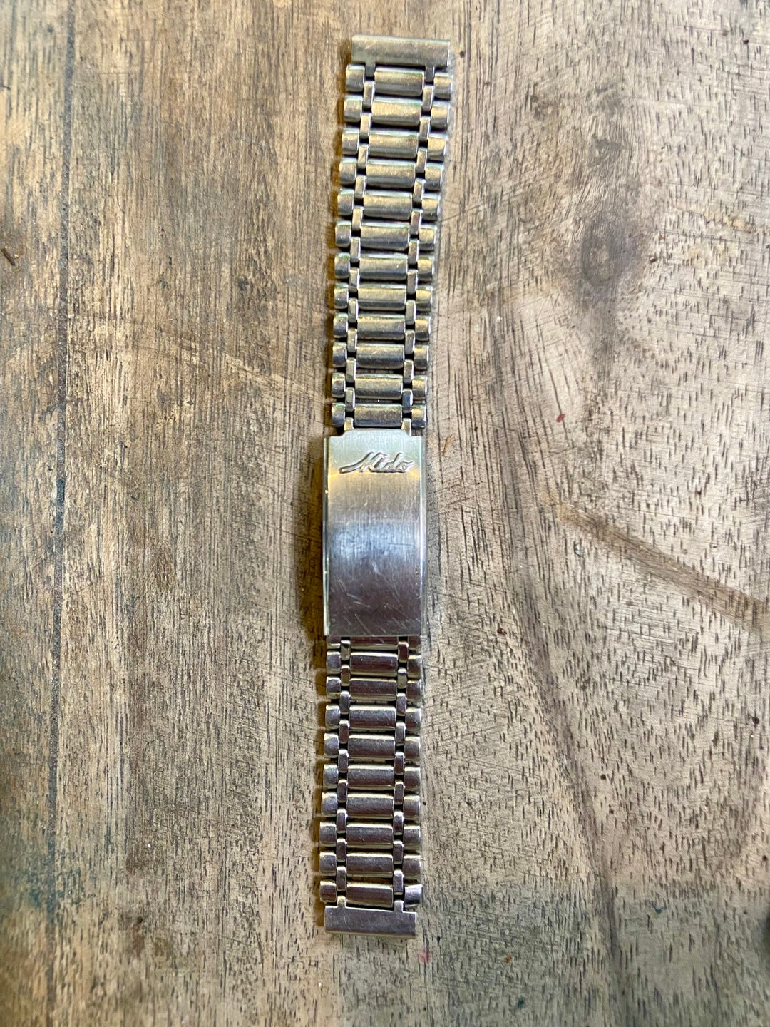 Vintage 16mm Mido Watch Bracelet Strap Band Stainless Steel - Etsy