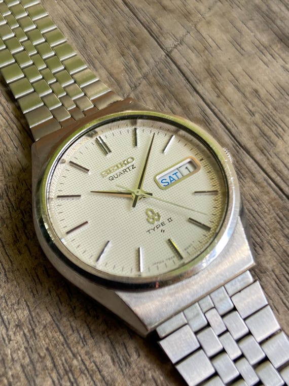 Seiko Quartz Type II men's watch 1970’s with original… - Gem