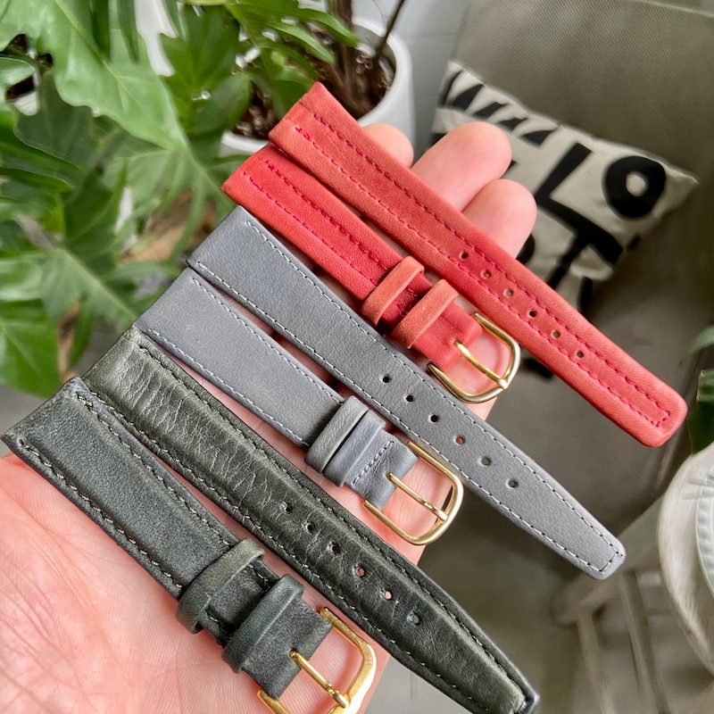 Watch Bands Leather 70s - Etsy