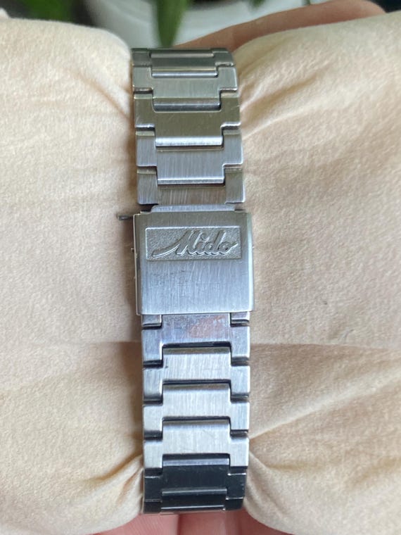 Rare Mido Commander 8016 square “Nautilus” Swiss made… - Gem