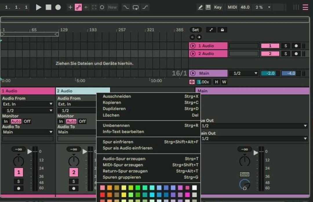Ableton Live DJ Set With Channel and Main Effects - Etsy