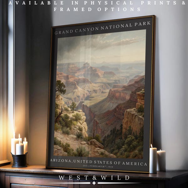 Grand Canyon Poster - Etsy