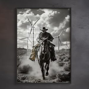 Western Wall Art Print Cowboy Ranch Print Desert Art Modern Farmhouse ...