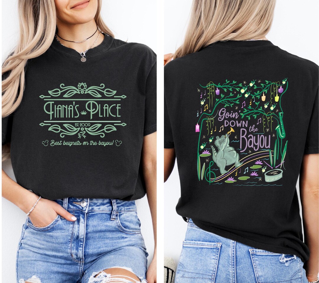 Goin' Down the Bayou Shirt, Tiana's Place Tee, Disney Tiana's Bayou ...