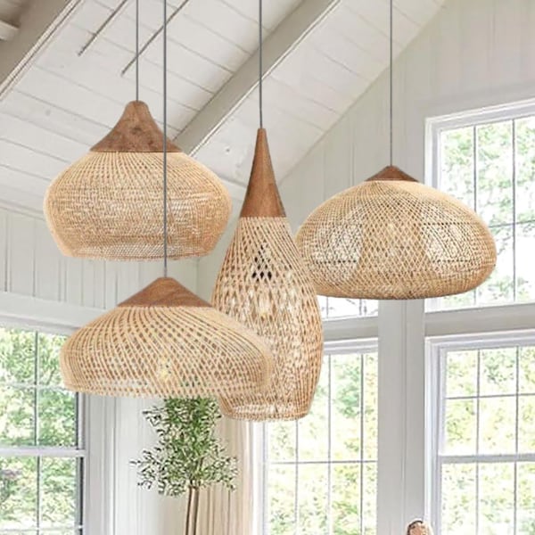 Wicker Lighting - Etsy