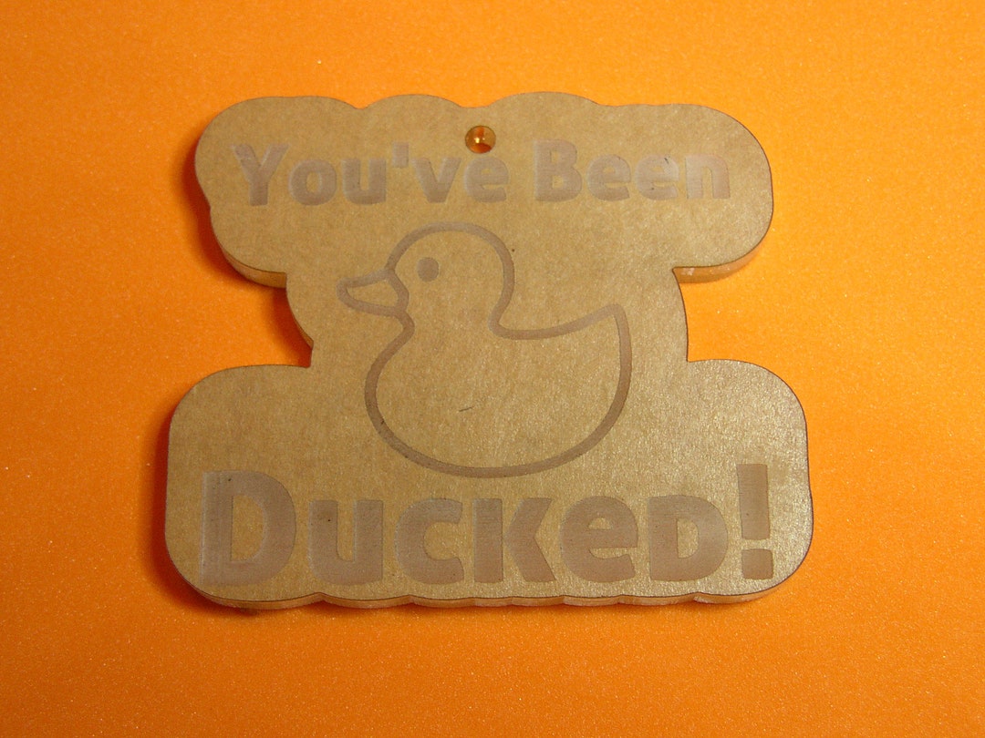 MOLD FUNNY You've Been Ducked Wrangler Joke Silicone Mold Phone Grip ...