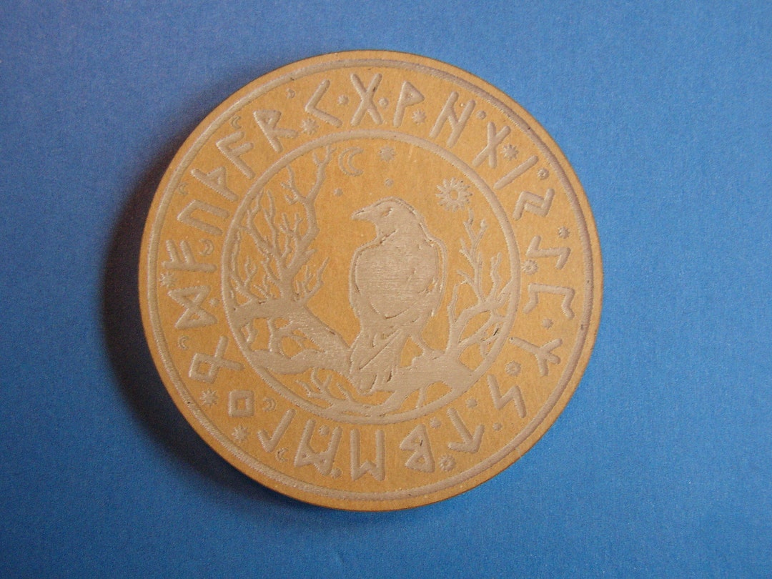 Ravens/crow With Runes Acrylic Blank for Making Silicone Molds - Etsy