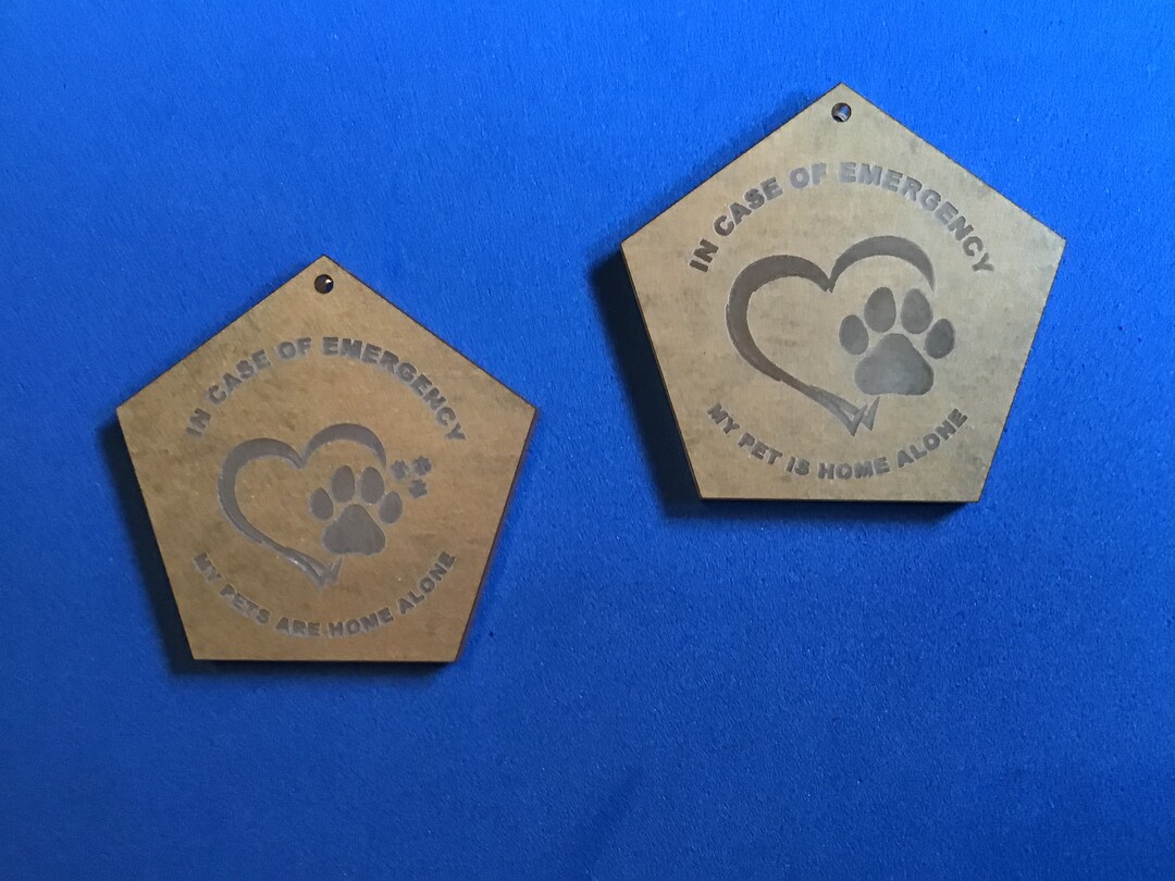 MOLD Emergency Keychains My Pet/pets Are Home Alone Silicone Mold ...