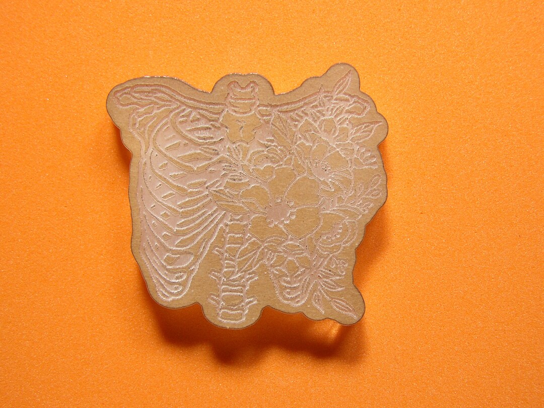 MOLD * Realistic Human Ribs With Flowers * Silicone Mold * Coasters ...