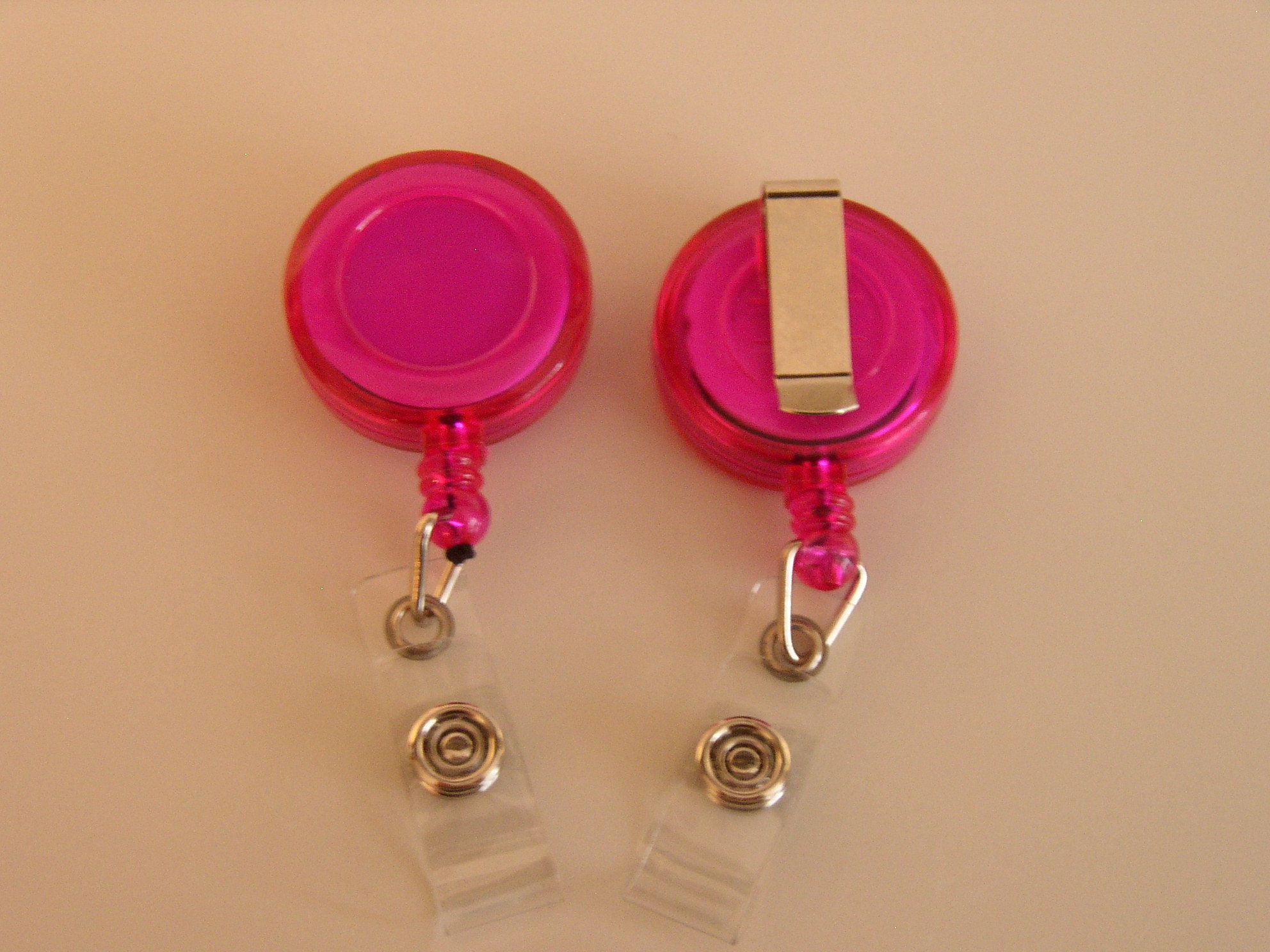 Blank Badge Reels ID Tag Reel DIY Reel ID Holder - Etsy UK