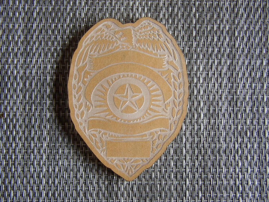 MOLD Badge/shield No Lettering Security/police Badge Silicone Molds ...