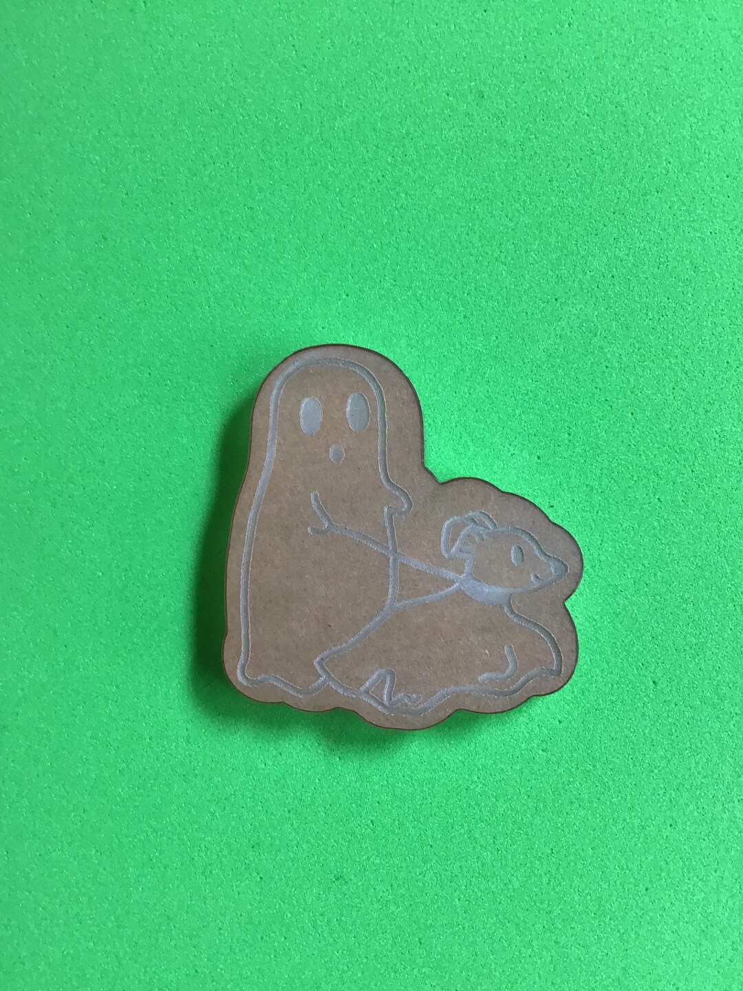 MOLD * CUTE! Ghost Walking a Ghost Dog * Handmade Silicone Mold * Phone ...