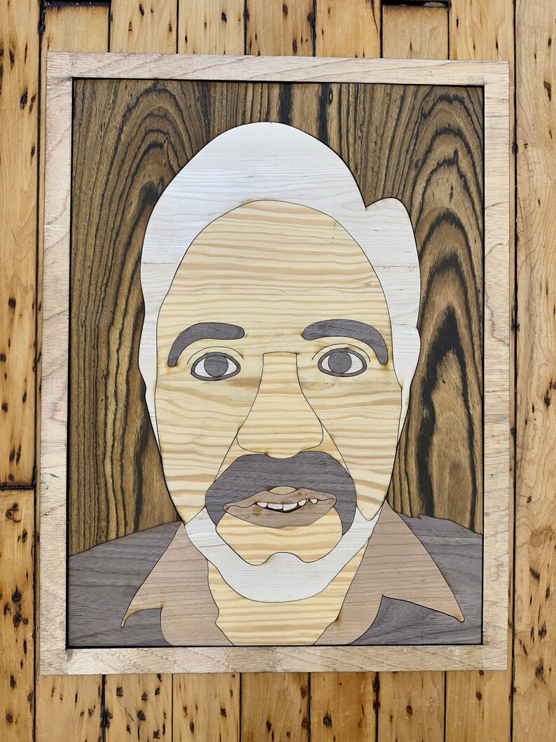 Custom Laser Cut Wooden Inlay Portraits - Etsy