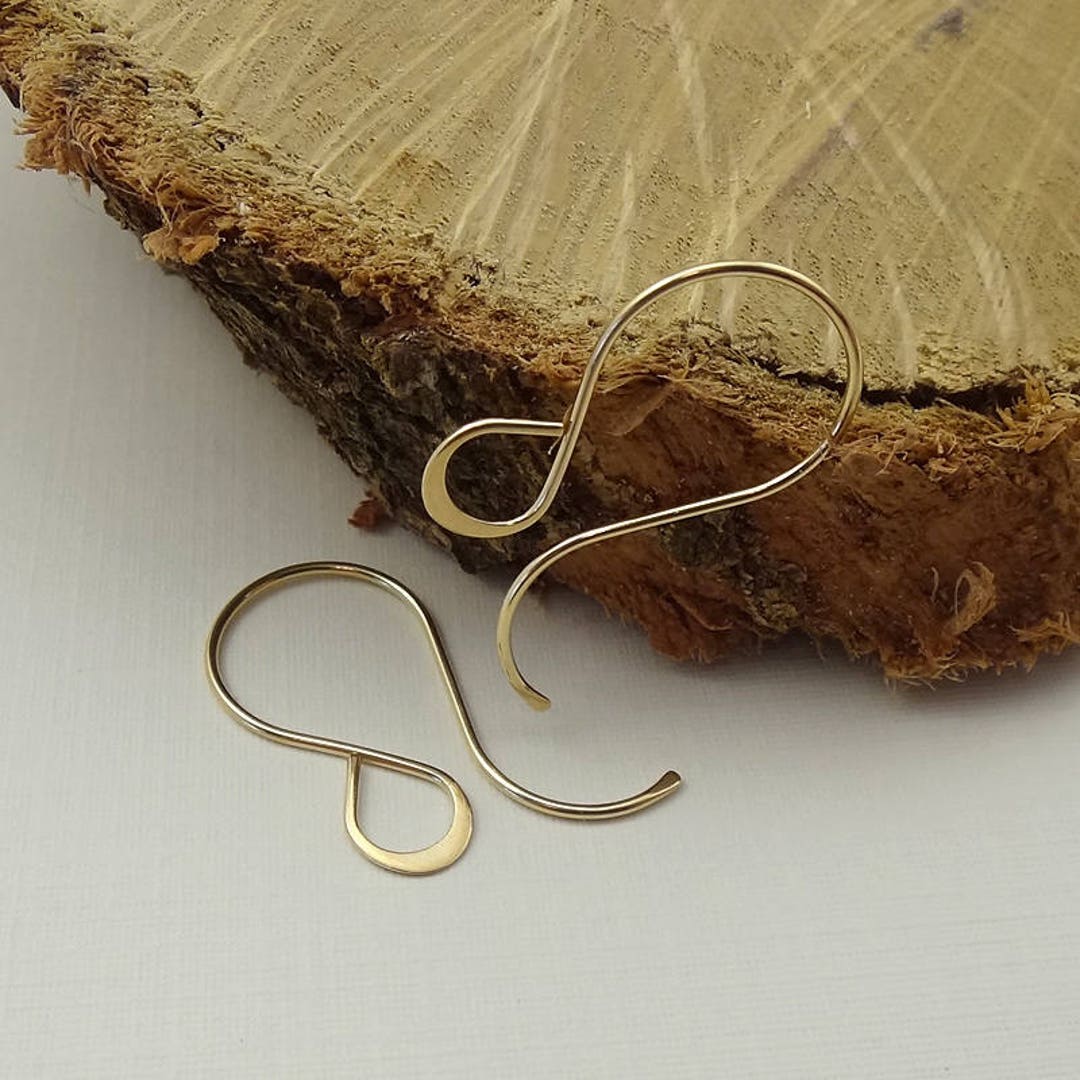 Gold Filled Ear Wires - Teardrop Earwires - Fancy Ear Wires - Earring ...