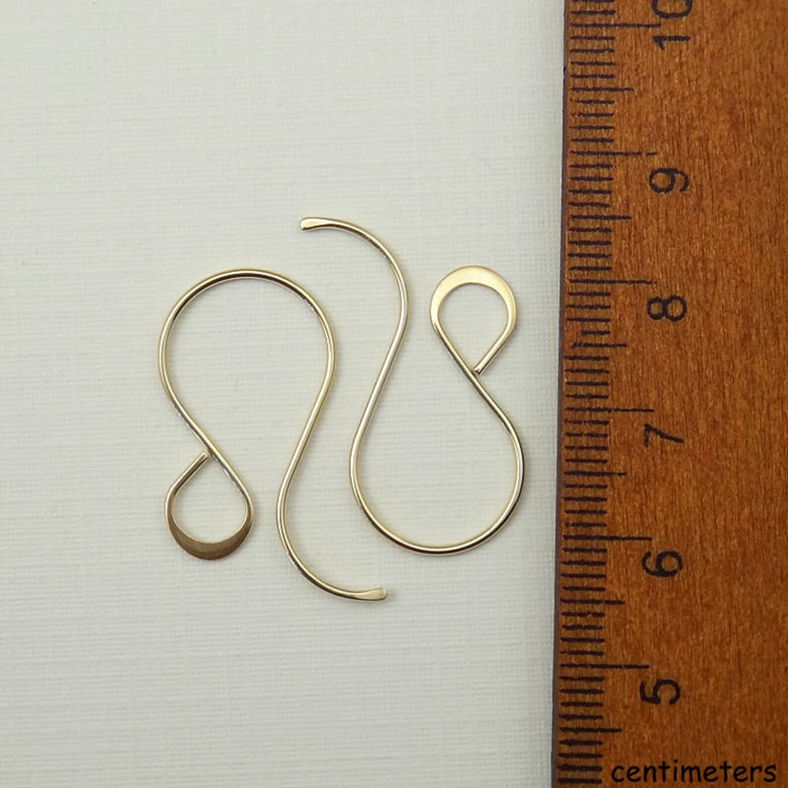 Gold Filled Ear Wires - Teardrop Earwires - Fancy Ear Wires - Earring ...