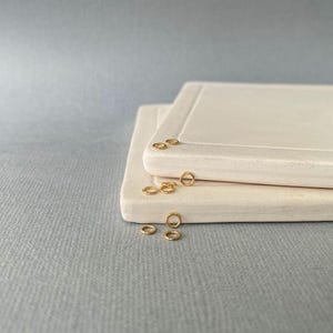 10k Solid Gold Jump Ring, 2.5mm Open Connector Finding for Jewelry ...