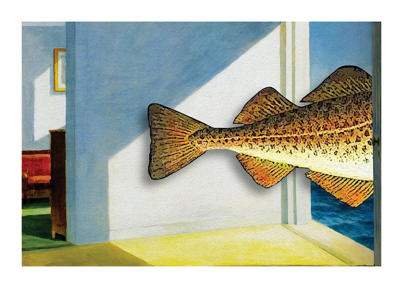 Cod by the Sea (frameable Art Cod) - Etsy