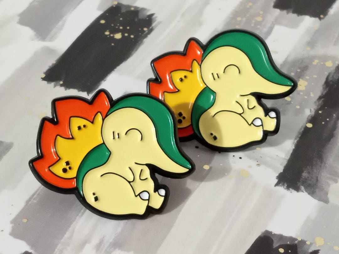Cyndaquil Pokemon Enamel Pin Fire Type Starter Pokemon Brooch - Etsy