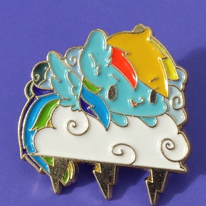 My Little Pony Enamel Pins 6 Characters MLP Friendship is Magic ...