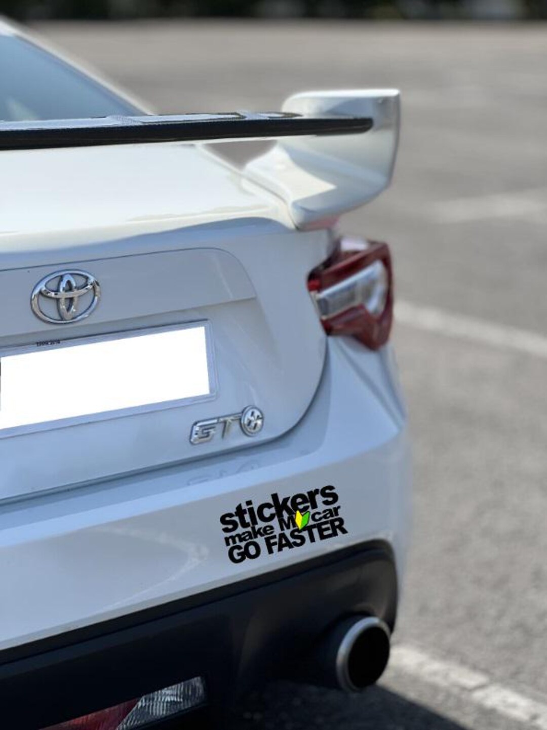 Cutting Vinyl stickers Make My Car Go Faster Sticker Decal Autocollant ...