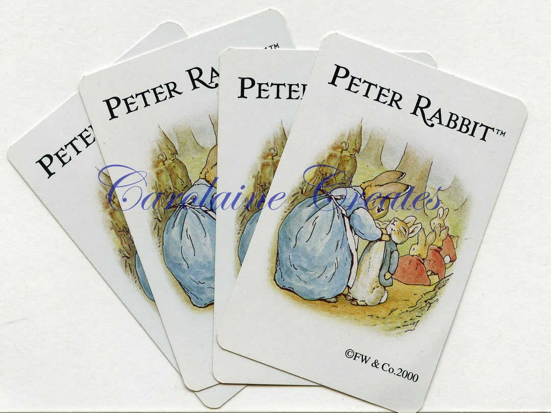 Peter Rabbit Playing Cards - Etsy
