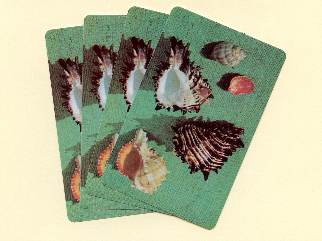 Sea Shell Playing Cards - Etsy