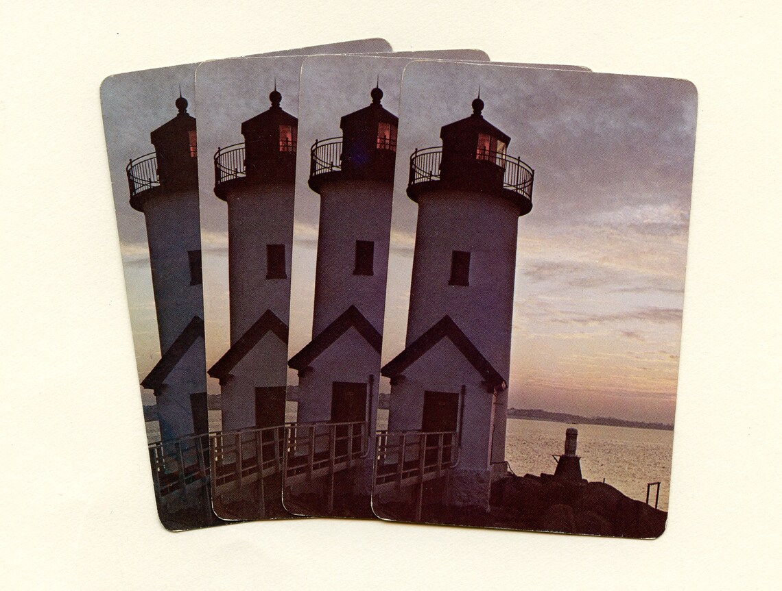 Lighthouse Playing Cards - Etsy