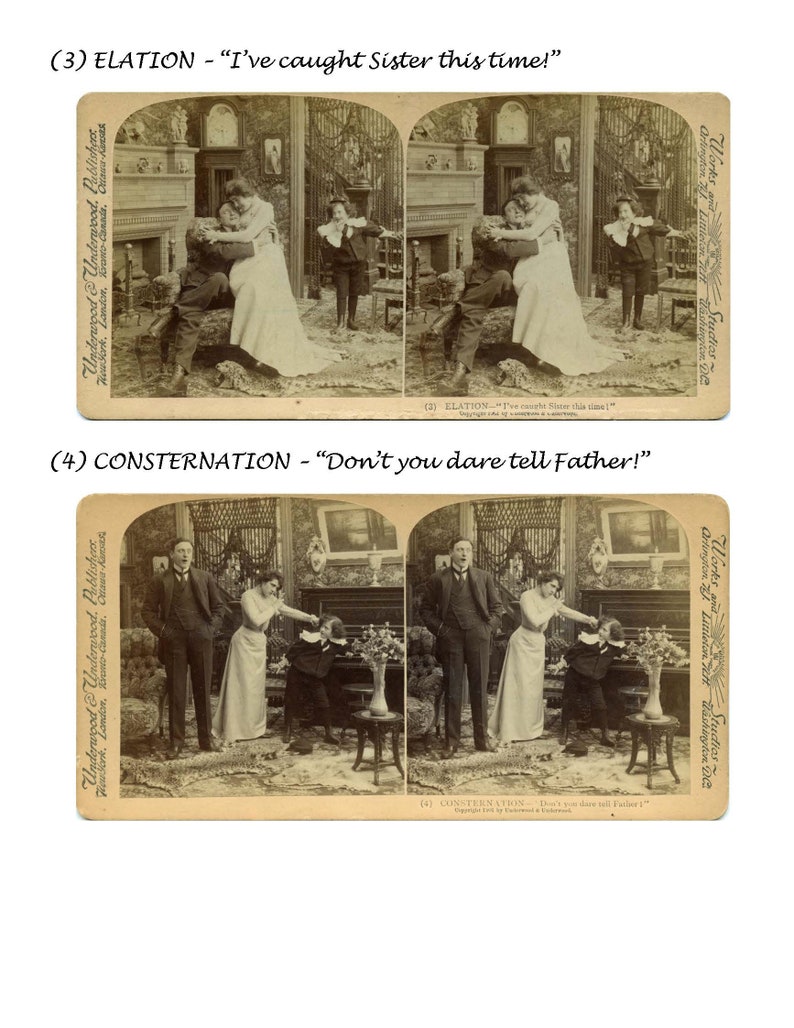 Printable Antique Stereoscope Viewer Cards - Etsy