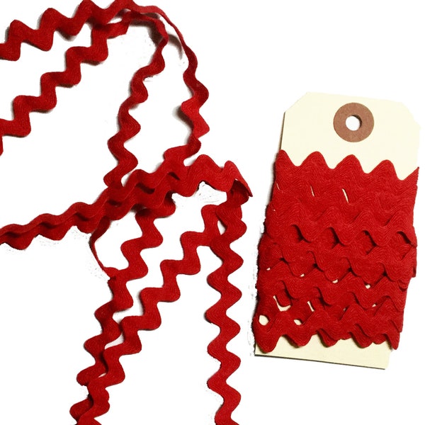 Red Rick Rack - Etsy