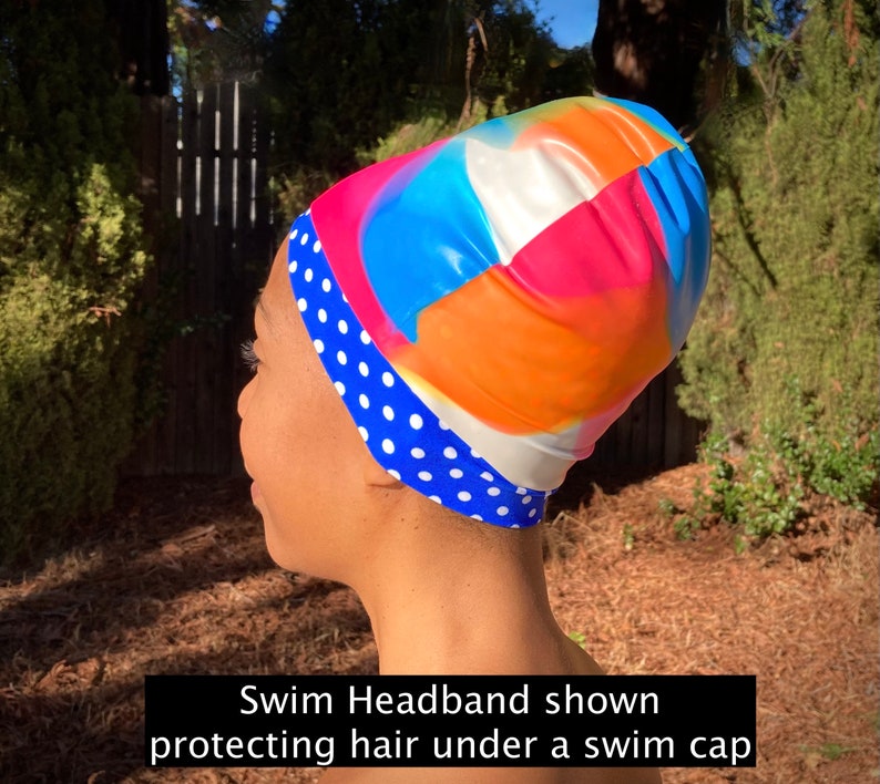 Swim Headbands for Wearing Under Swim Caps--wide and Water-resistant - Etsy
