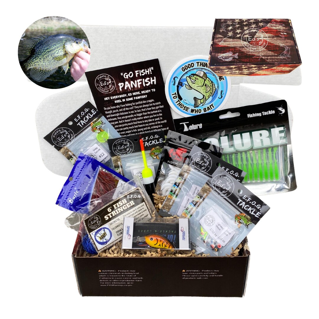 Ed's GO FISH PANFISH Box - Flag Edition - 9-10+ Pc - Fishing Lure ...