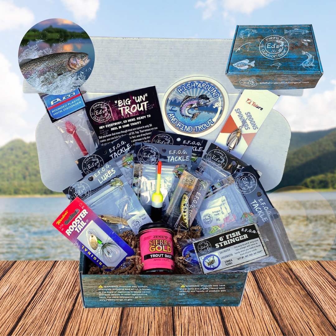 Ed's BIG 'UN TROUT Box - 12 - 13+ Pc - Fishing Lure - Tackle Box ...