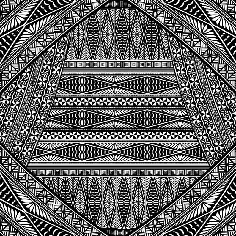 Tongan Pattern 01 ( Polynesian Tribal Patterns ) * NEW 2025 * - Etsy