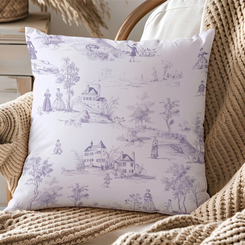 French Toile Pillows - Etsy