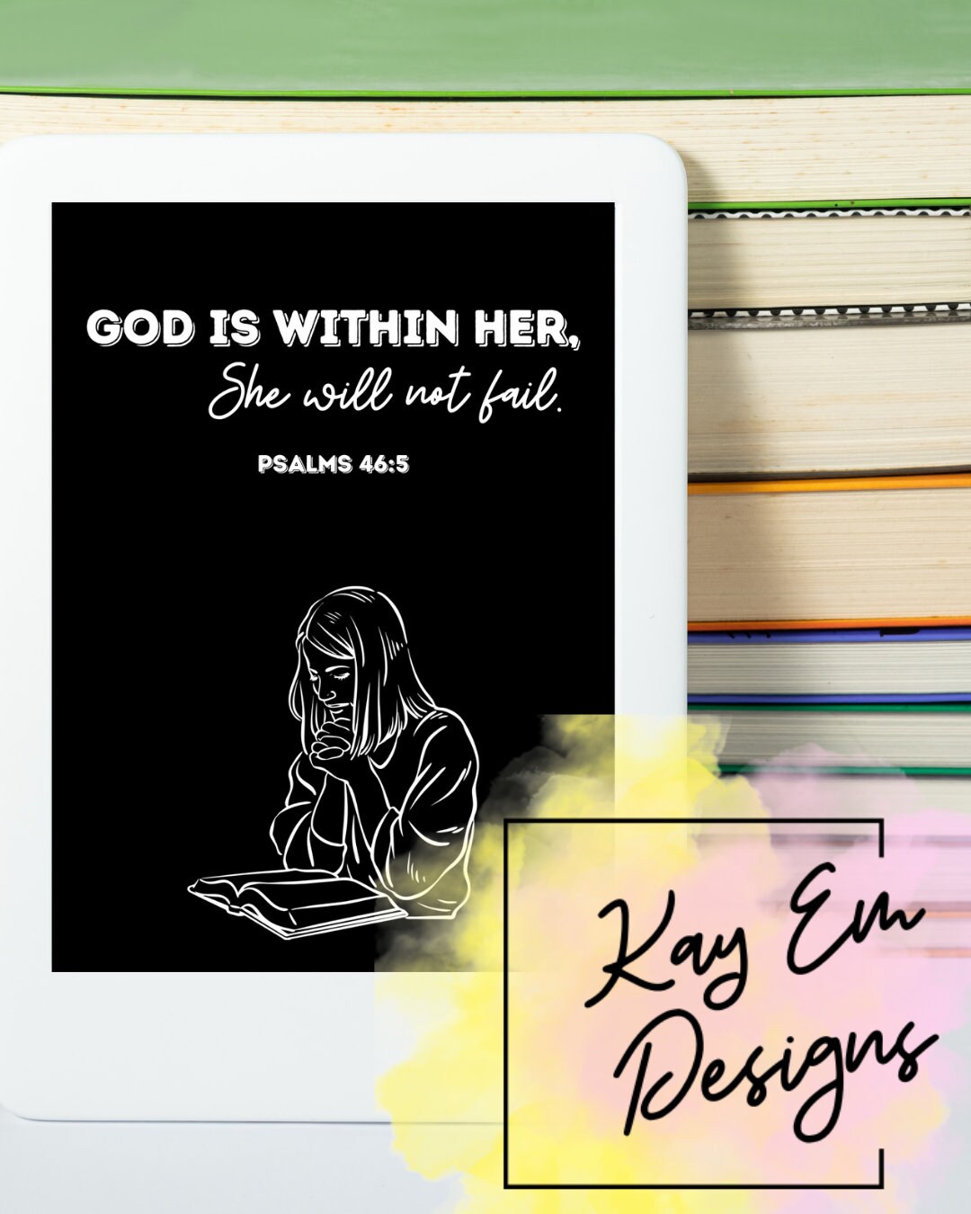 Kindle Lock Screen: "god is Within Her" (digital Download) - Etsy