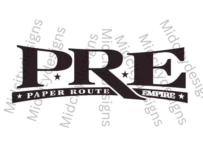P.R.E Paper Route Empire Vinyl Decal Multiple Colors and Sizes - Etsy