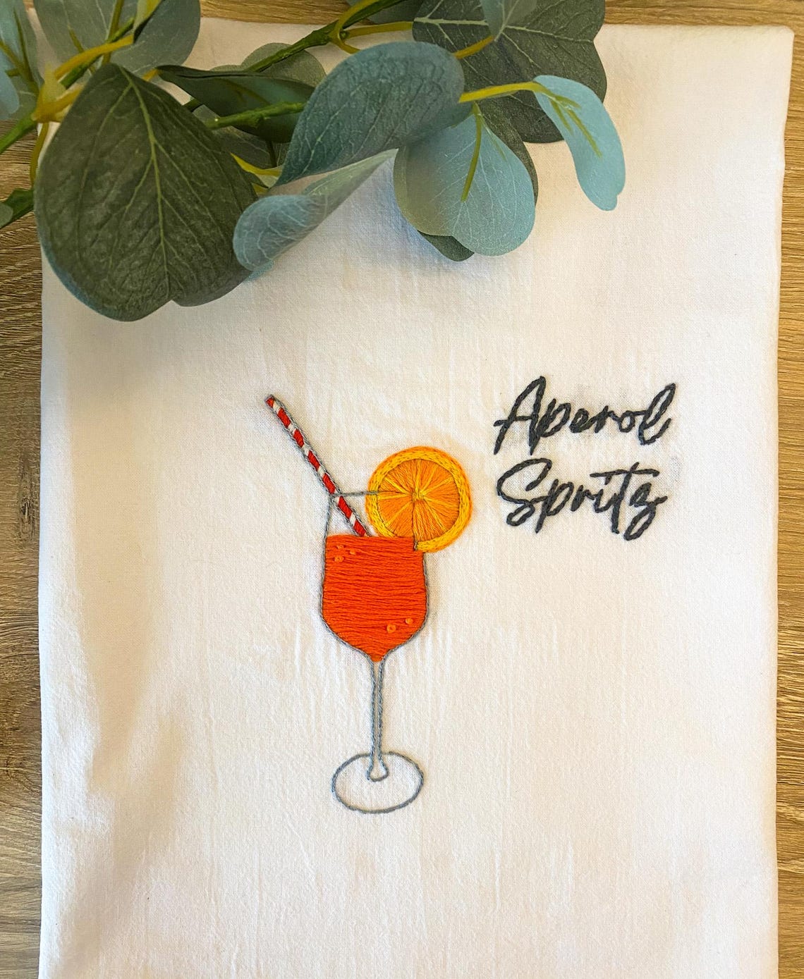 Aperol Spritz Hand Embroidery Kit - Etsy
