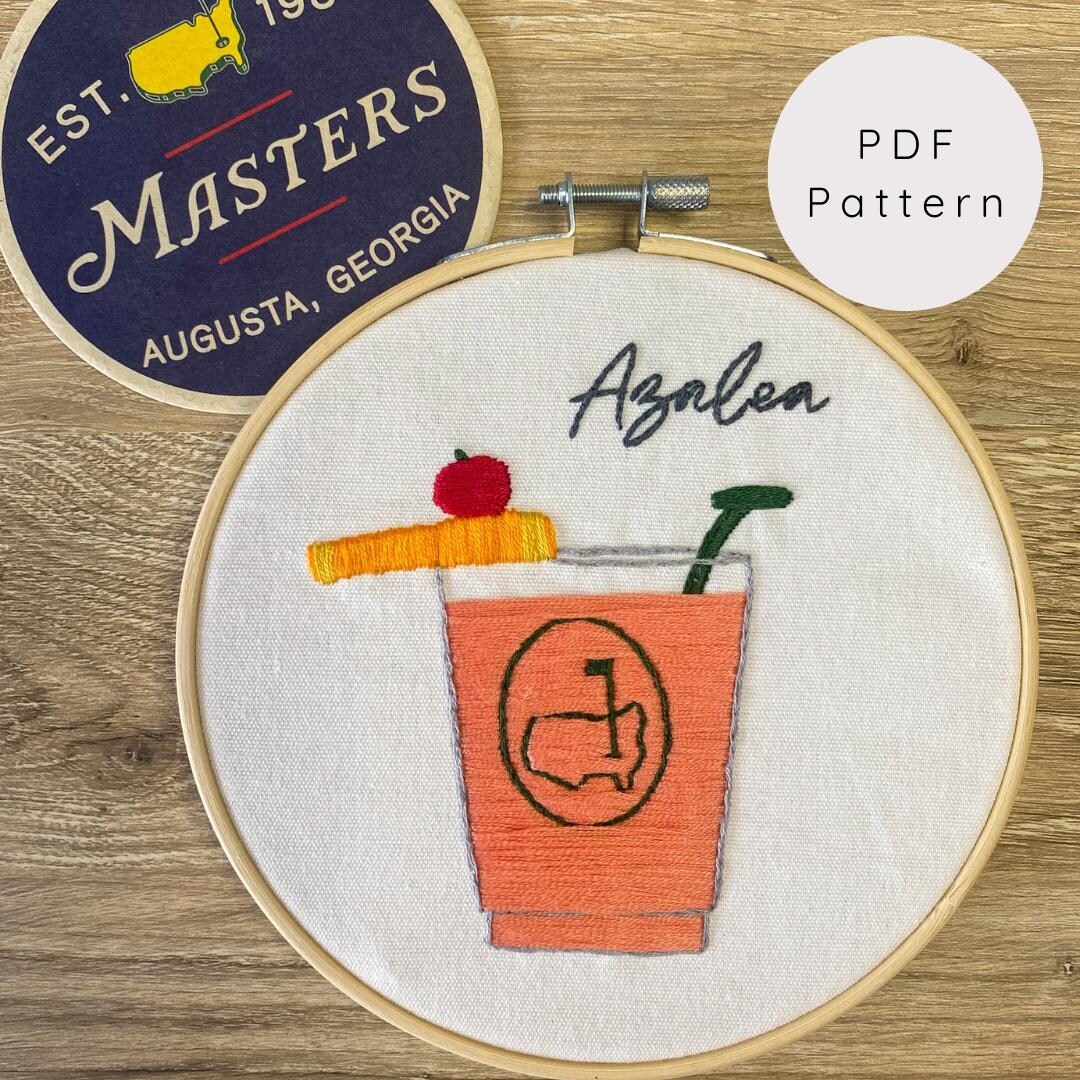 Azalea Hand Embroidery Pattern - Etsy