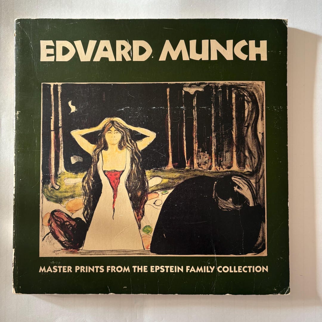 Edvard Munch: Master Prints From the Epstein Collection (1990) - Etsy