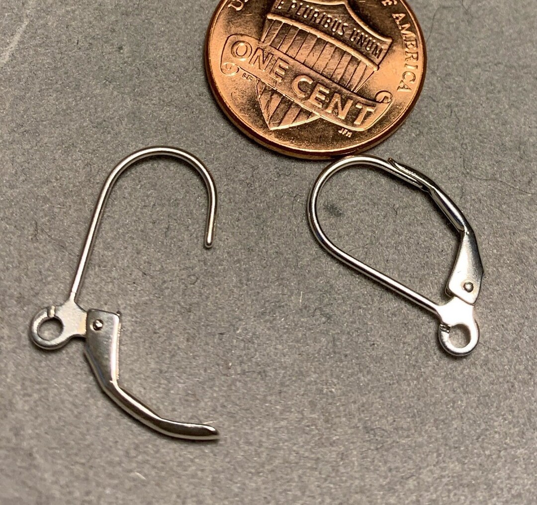 1 Pair Lever Back Sterling Silver 925 Leverback Ear Wire - Etsy