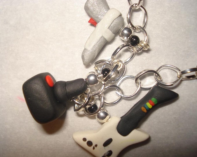 Video Game Controller Polymer Clay Charm Bracelet - Etsy