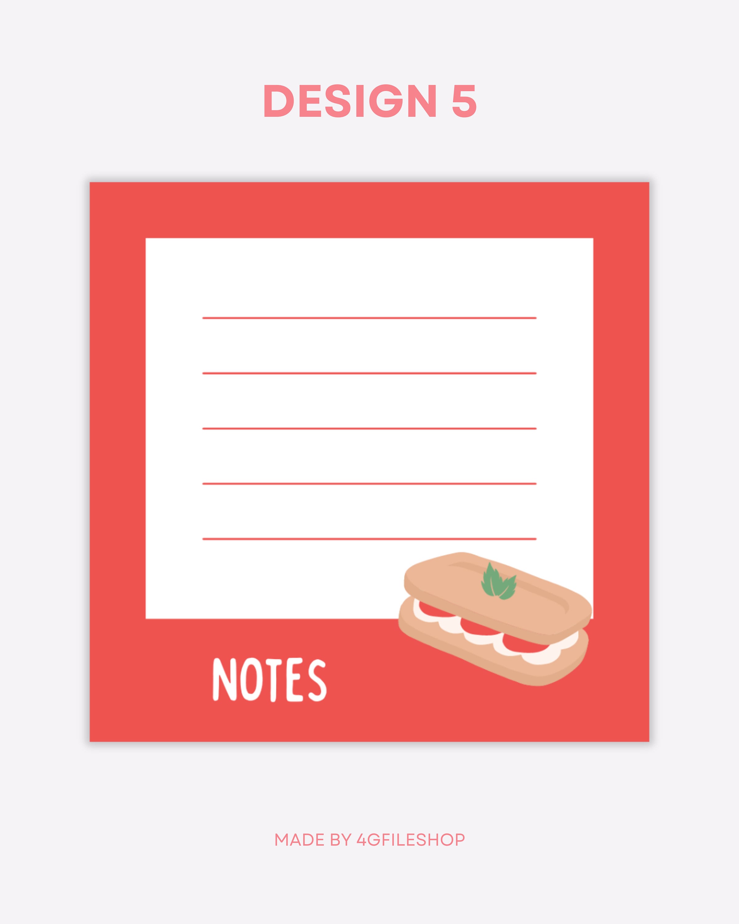 Strawberry Sweets Notepad Set Cute Strawberry Memo Pad for Notes ...