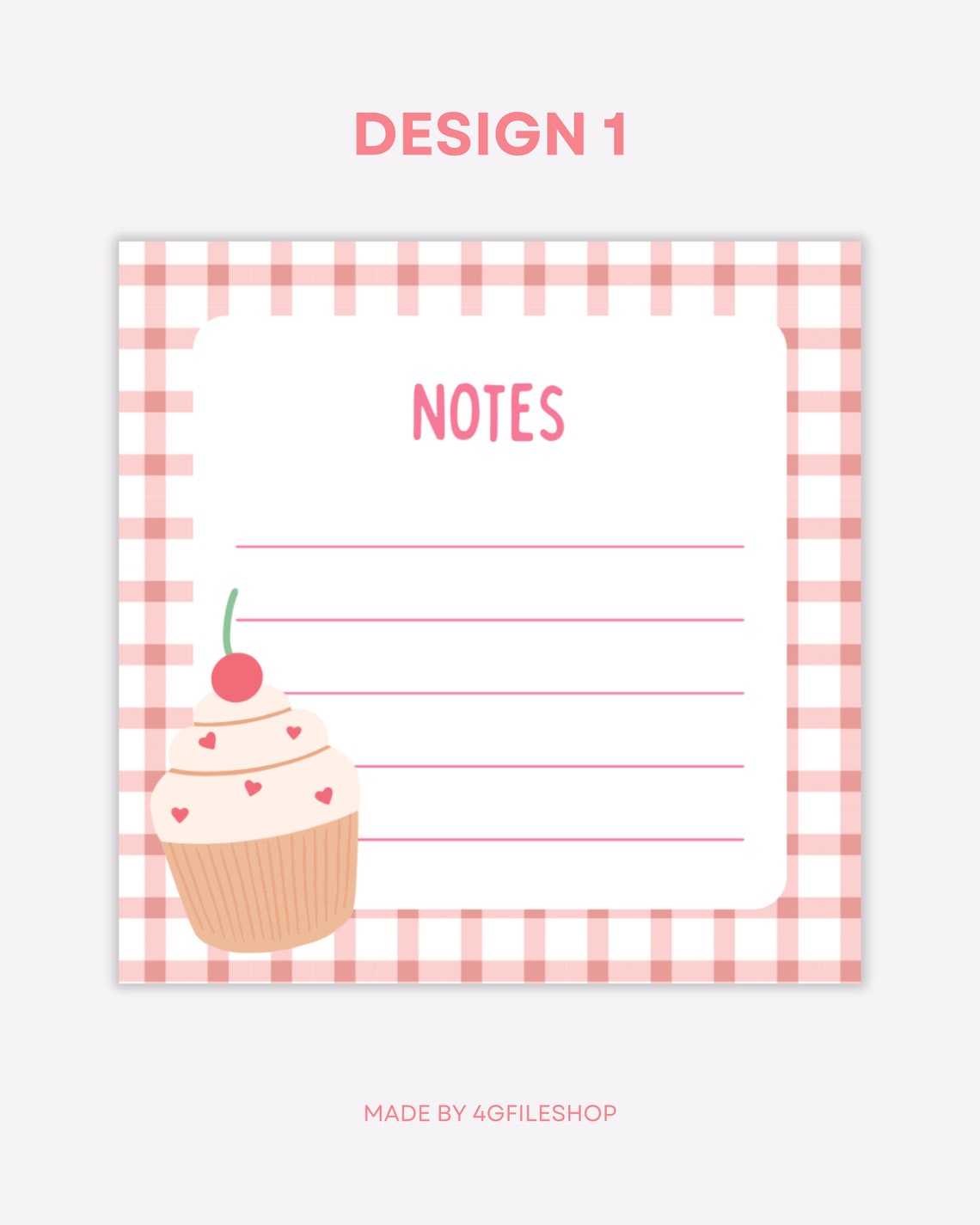 Strawberry Sweets Notepad Set Cute Strawberry Memo Pad for Notes ...