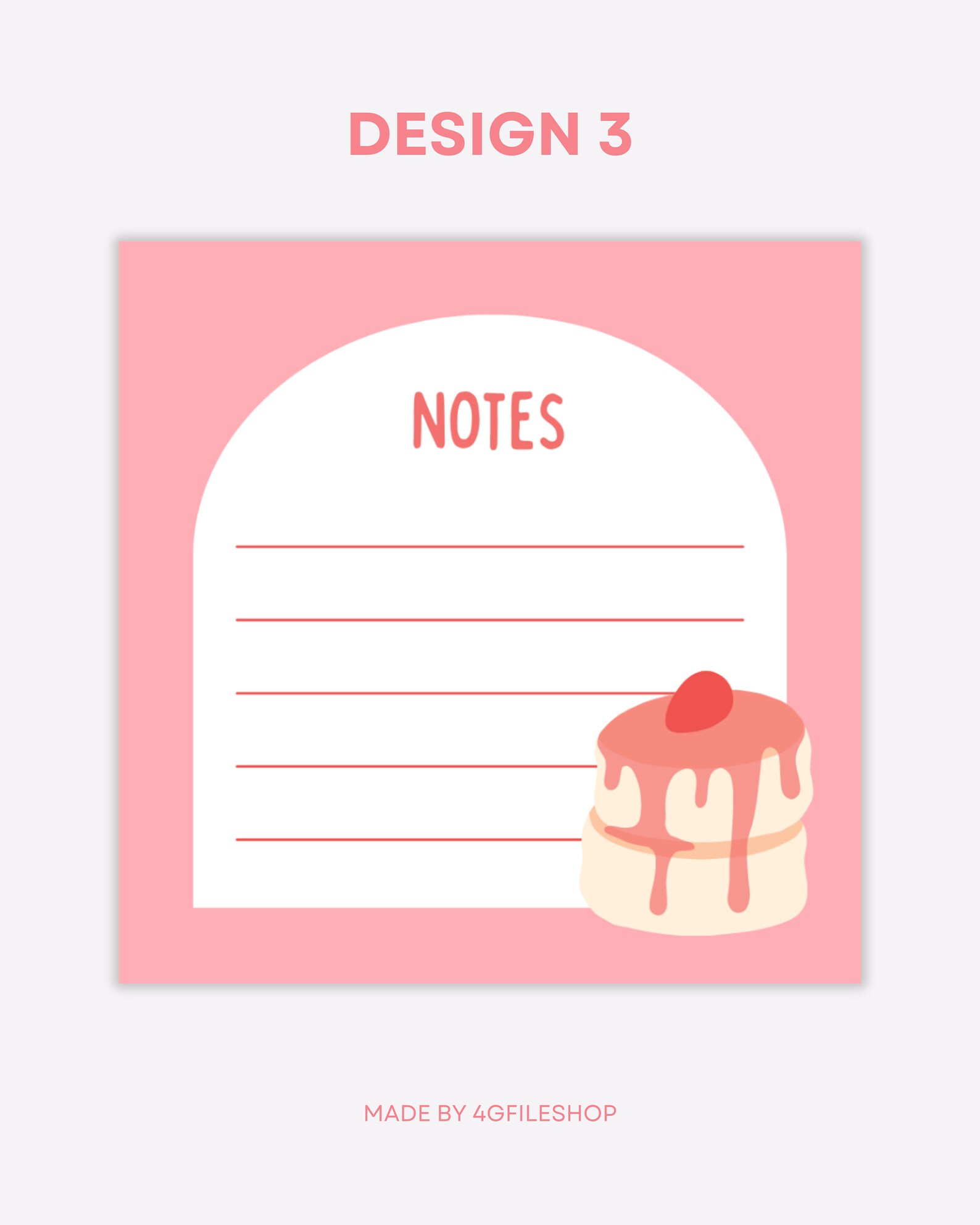 Strawberry Sweets Notepad Set Cute Strawberry Memo Pad for Notes ...