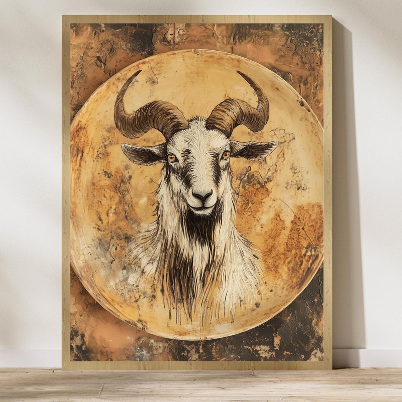 Antique Goat - Etsy
