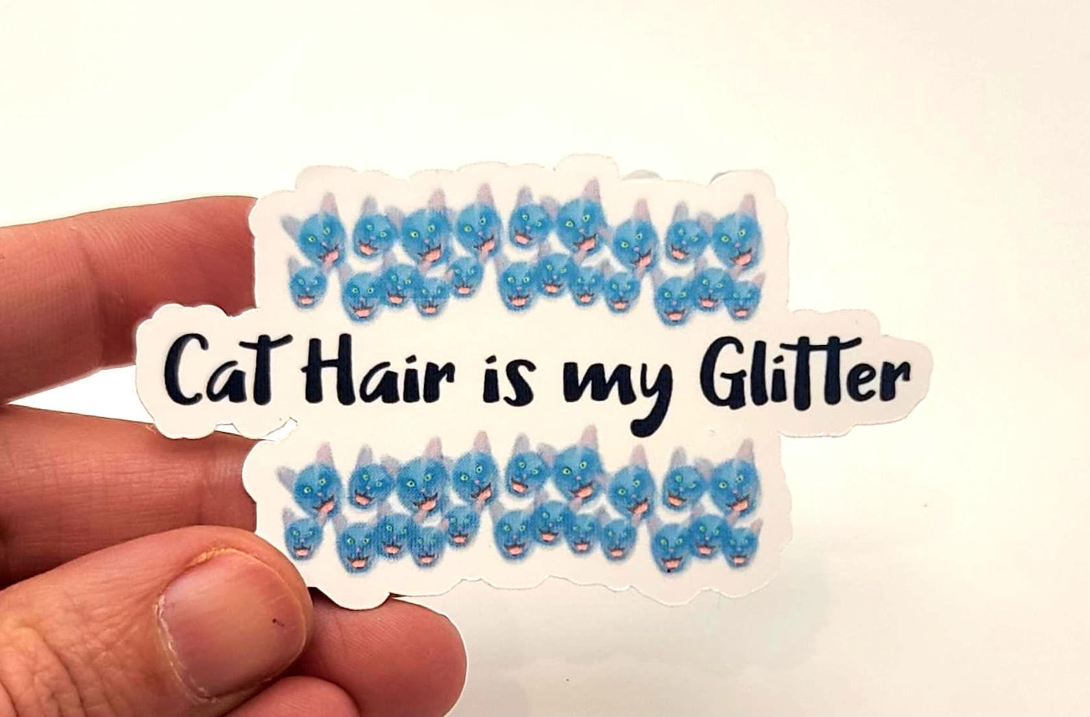Funny Cat Stickers (3 Pcs) - Etsy