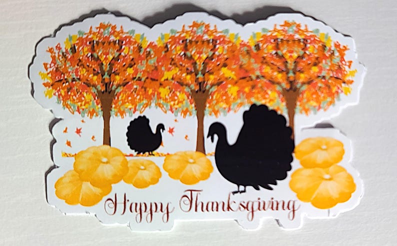 Thanksgiving Stickers (6 Pcs) - Etsy