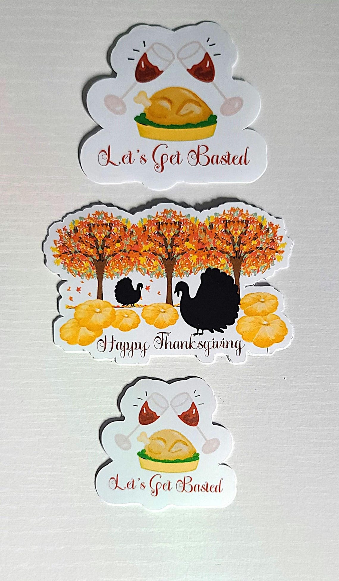 Thanksgiving Stickers (6 Pcs) - Etsy