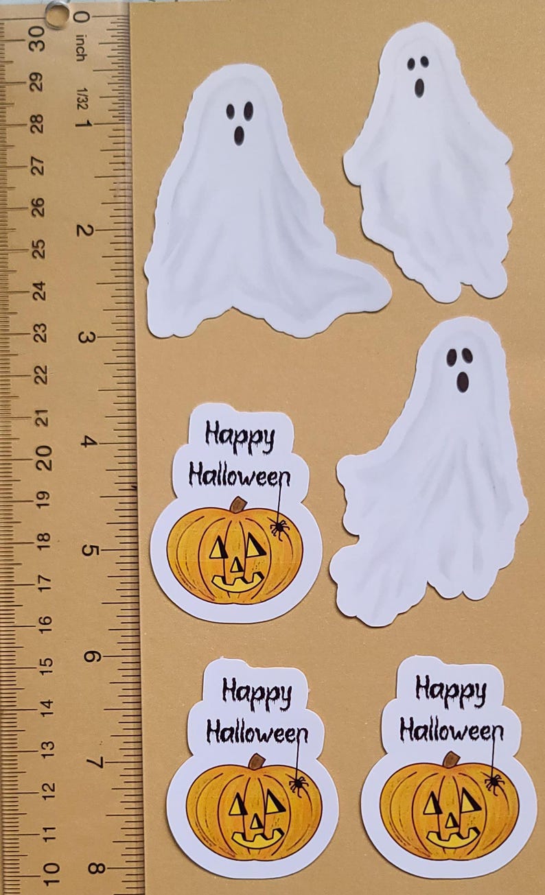 13 Piece Halloween Sticker Set - Etsy