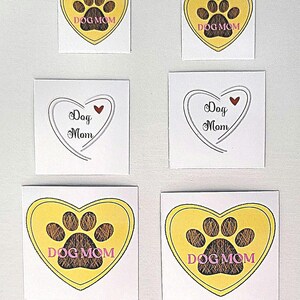 Dog Mom Sticker Set 6 Pcs - Etsy